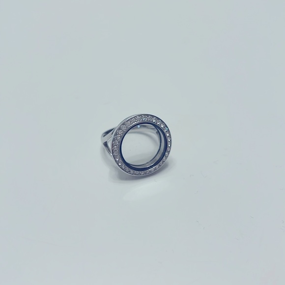 Origami Owl | Jewelry | Origami Owl Silver Living Locket Ring | Poshmark